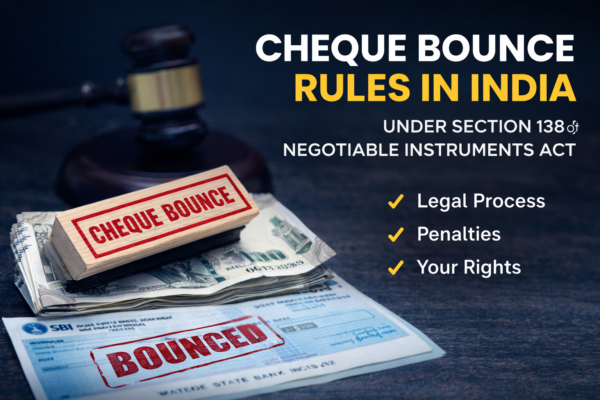 Cheque Bounce Rules in India (2026): Complete Guide to Section 138 of ...