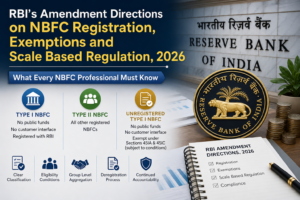 RBI Amendment Directions 2026 on NBFC Registration & Scale-Based ...